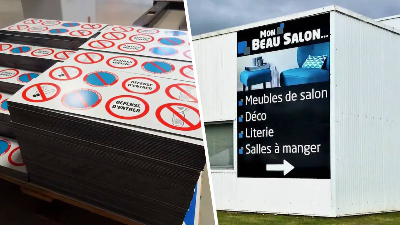Panneau Dibond sur mesure : les spécificités d’un support